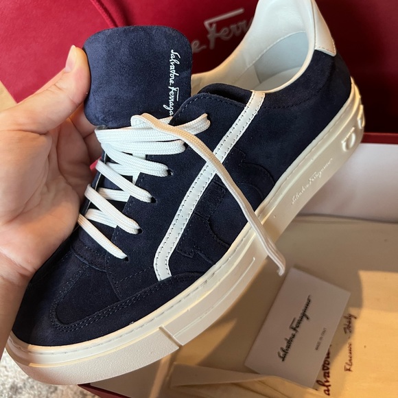 Salvatore Ferragamo | Shoes | Salvatore Ferragamo Gancini Borg Blue ...